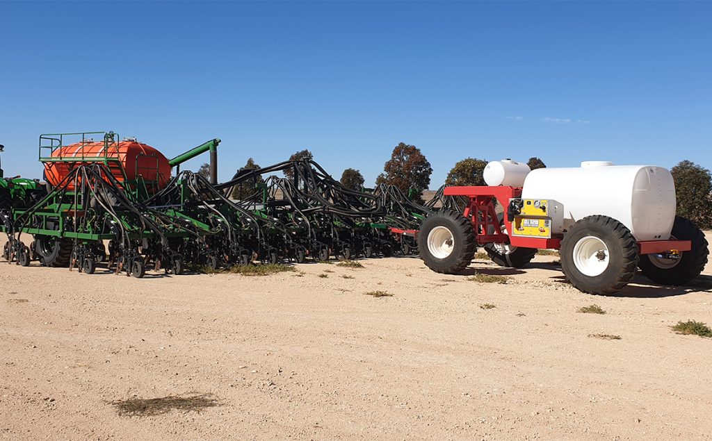 Liquid Systems Ausplow Air seeder & Liquid Cart - Lock, SA - Liquid Systems